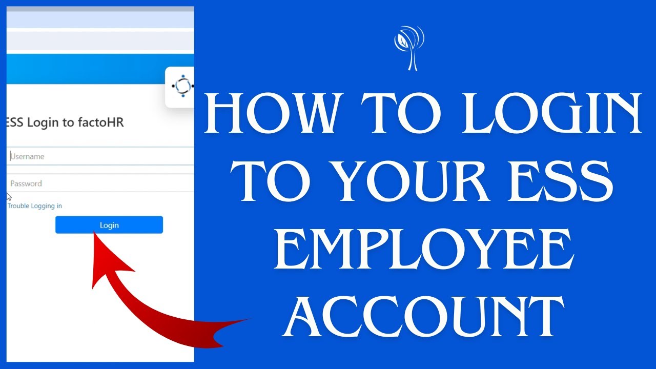 How To Login To ESS Employee Account ?? - YouTube