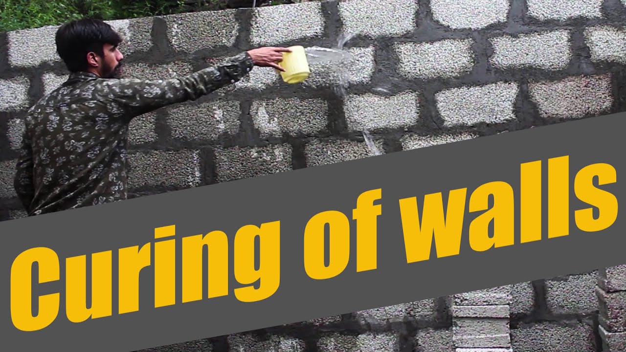 Curing of walls. - YouTube