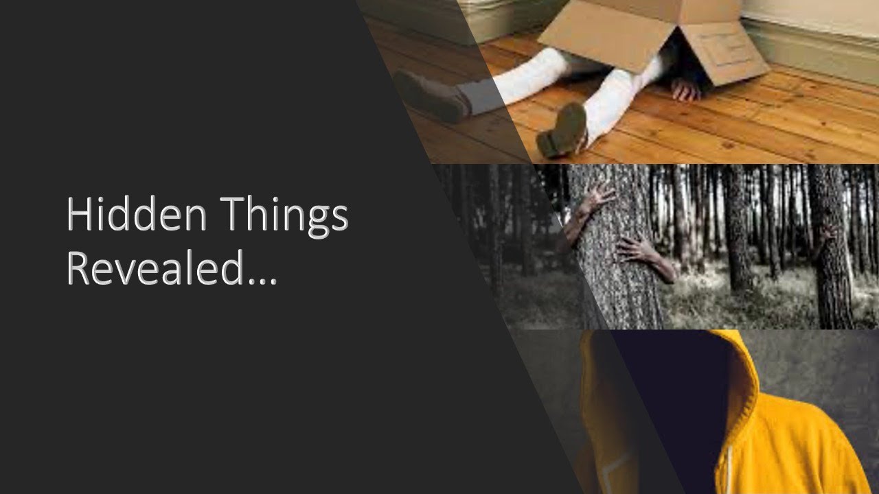 Hidden Things Revealed... - YouTube