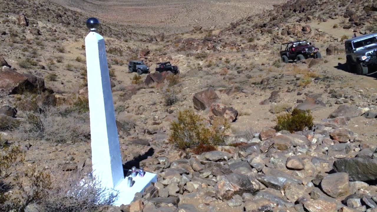Steve Riffel Monument In Johnson Valley - YouTube