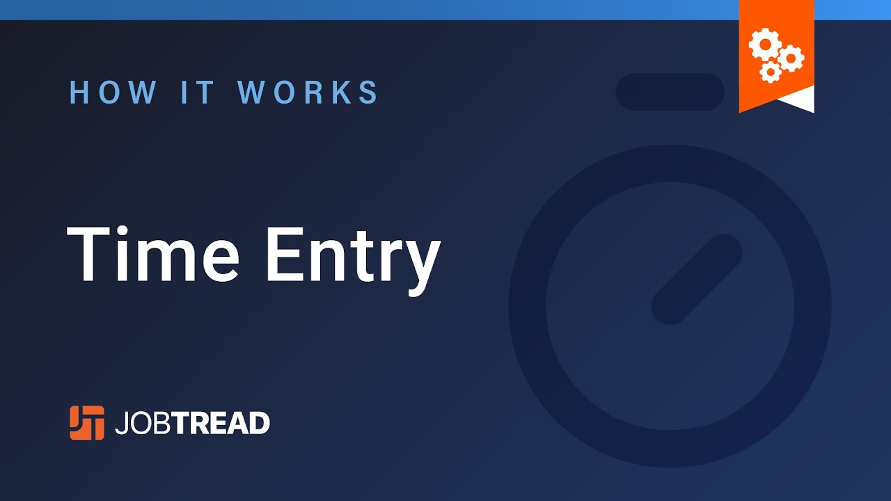 Time Entry - YouTube