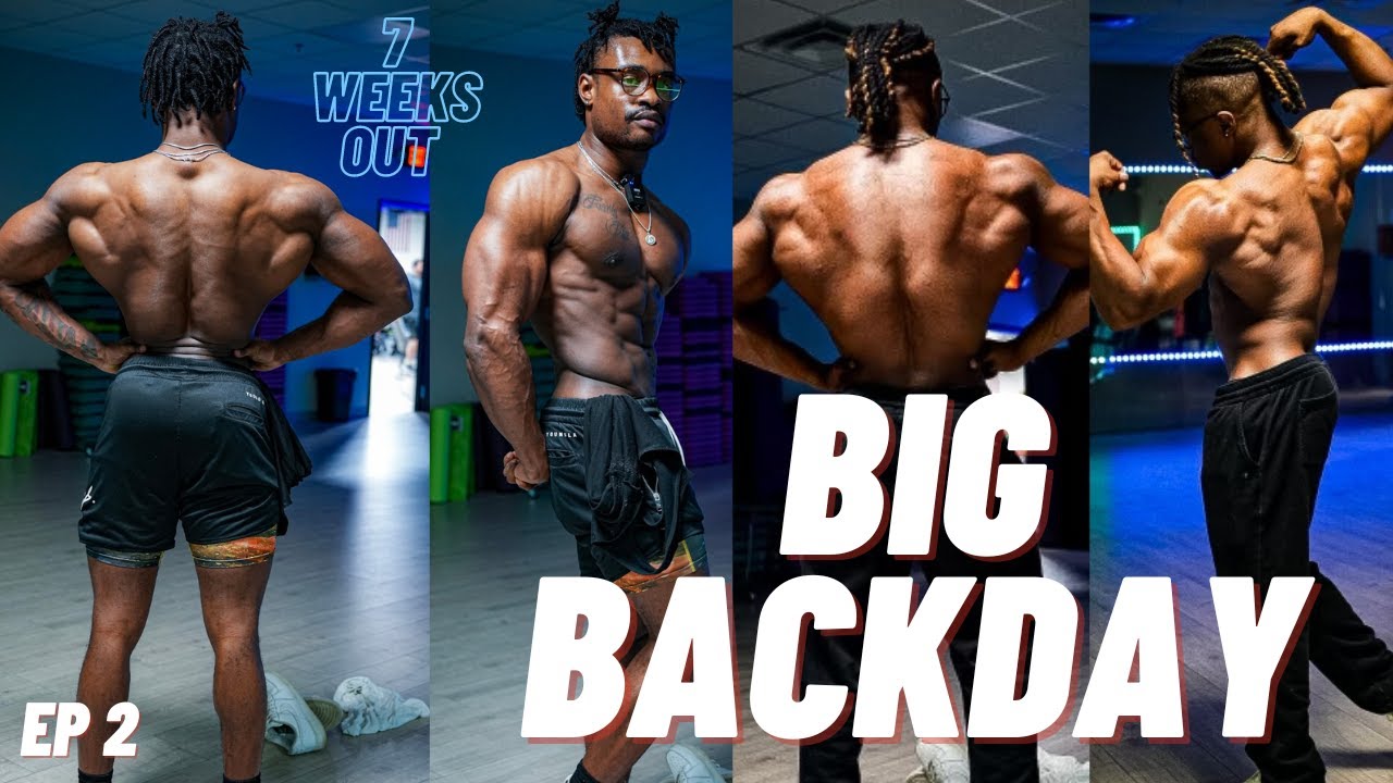 SHREDDED BACK WORKOUT | FREDERICK 7 WEEKS OUT - YouTube