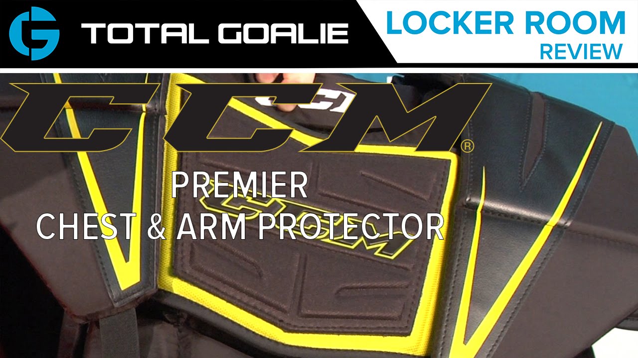 CCM Premier Chest & Arm Protector // Locker Room Review - YouTube