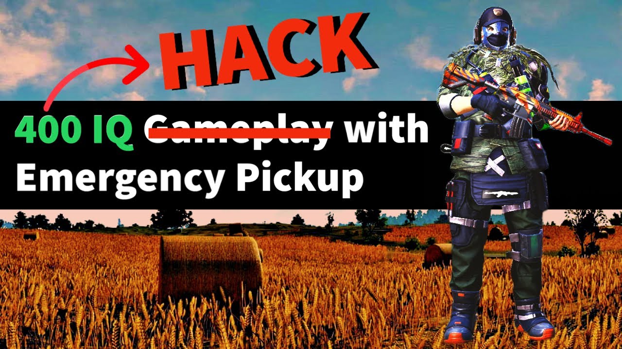 HACK Emergency Pickup in BGMI - YouTube