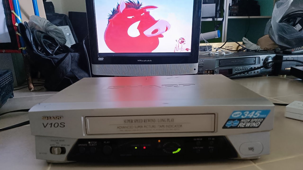 SHARP V10S SHARP VIDEO CASSETTE PLAYER V10S เครื่องเล่นวีดีโอ ...