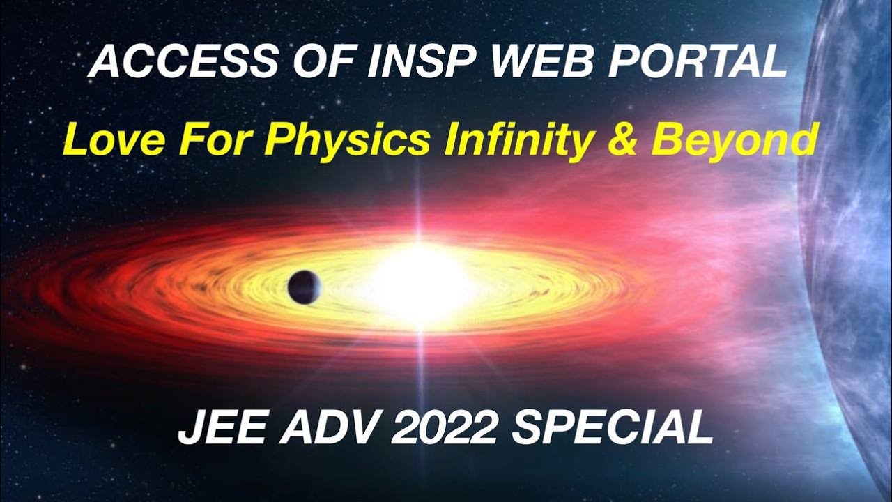 [ INSP ] EARLY ACCESS TO INSP WEB PORTAL TO INSPIANS [ PHYSICS WILL ...