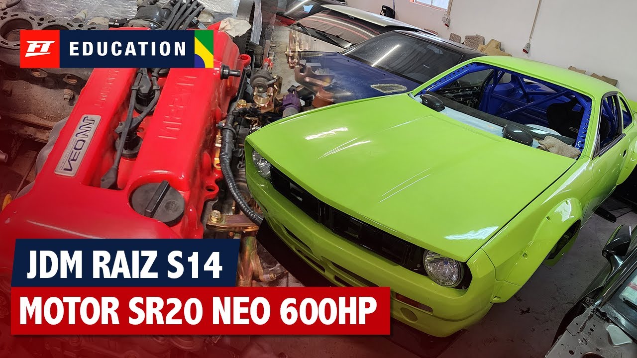 JDM raiz S14 motor SR20 NEO 600hp com FuelTech - YouTube