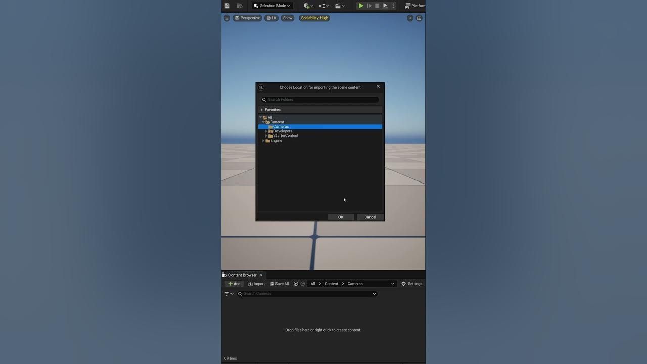 Unreal Engine Tips - Importing Animated Cameras #unrealengine #vfx #filmmaking - YouTube