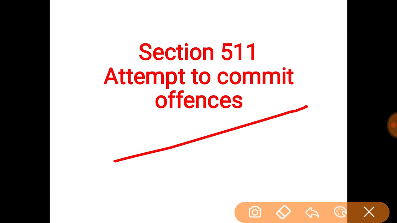 Section 511 | IPC | attempt to commit offences - YouTube