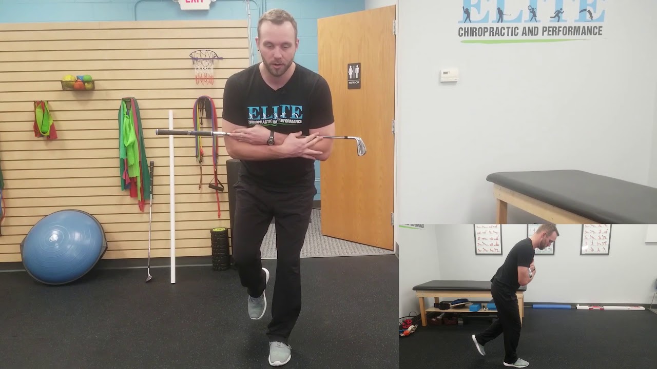 Golf Hip Exercise | Stork Turns | Chesterfield Chiropractor - YouTube