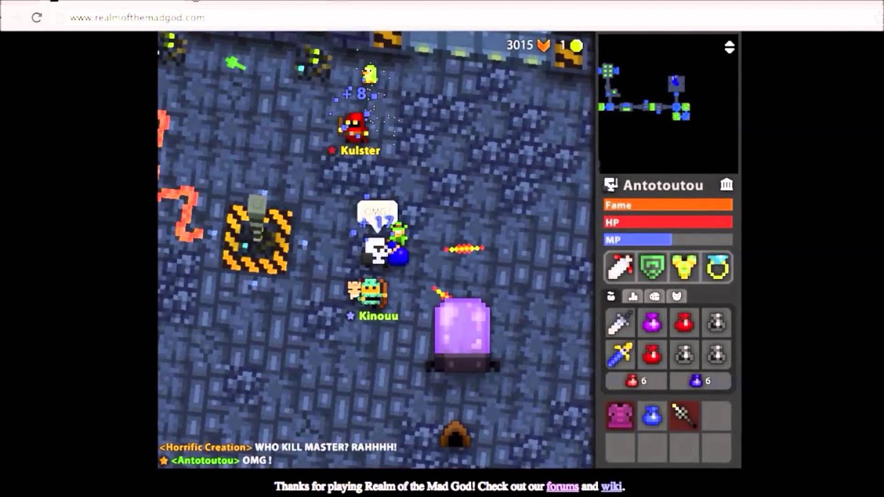 ROTMG - Loot Montage White Bag - YouTube
