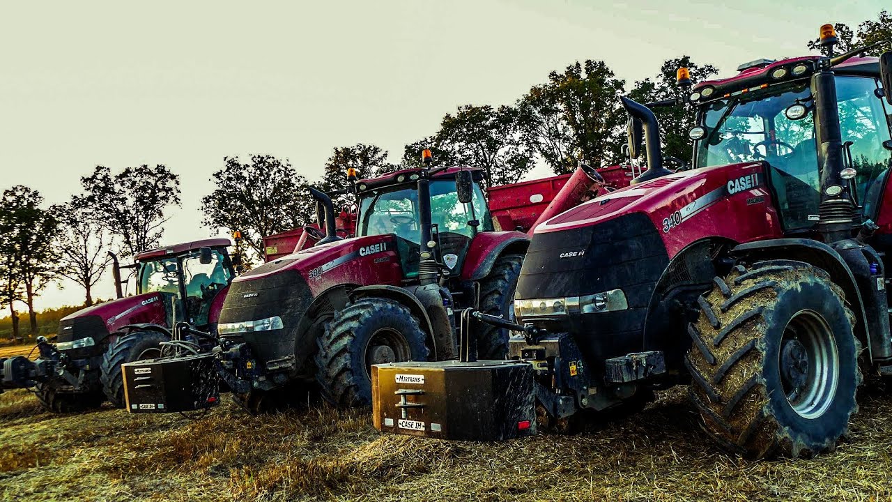 Największe mokre żniwa w Polsce z maszynami Case IH 2016! 10x Case! 3x ...