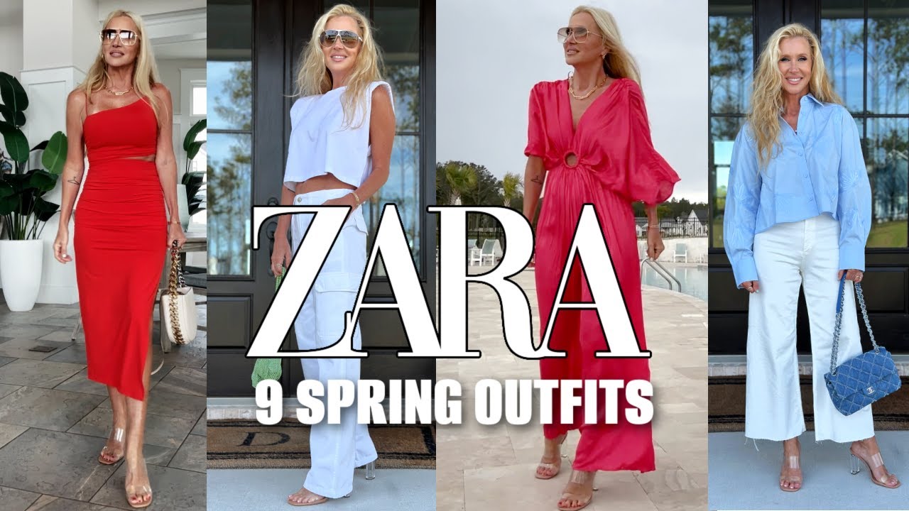ZARA TRY ON HAUL | 9 SPRING 2023 OUTFITS - YouTube
