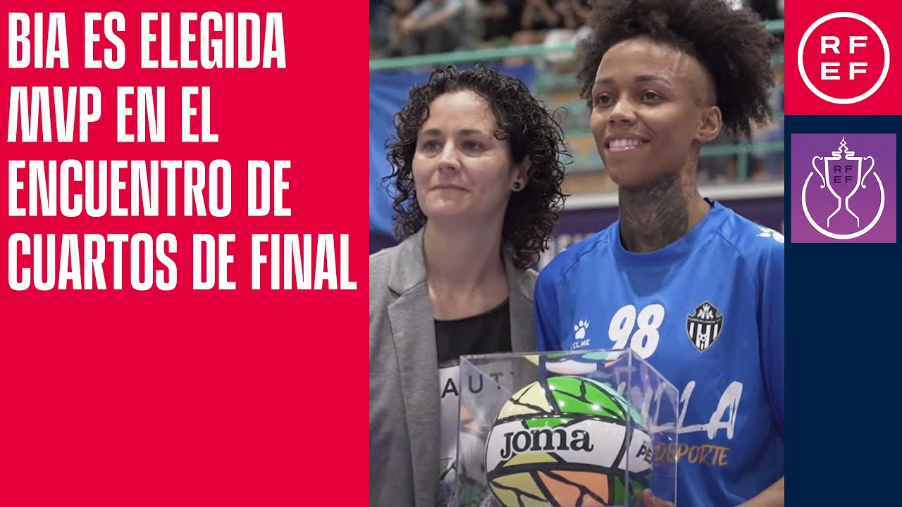 Bia, jugadora del Melilla CD, es elegida MVP en el encuentro de cuartos ...
