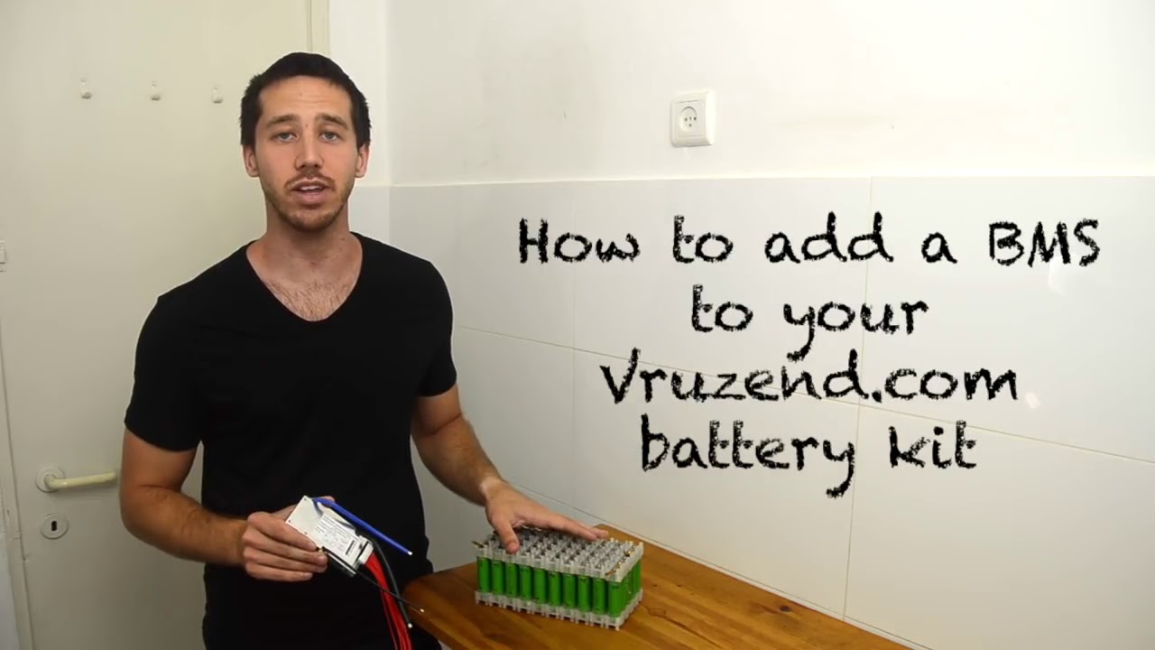 How to add BMS (no spot weld Vruzend DIY 18650 battery kit) - YouTube