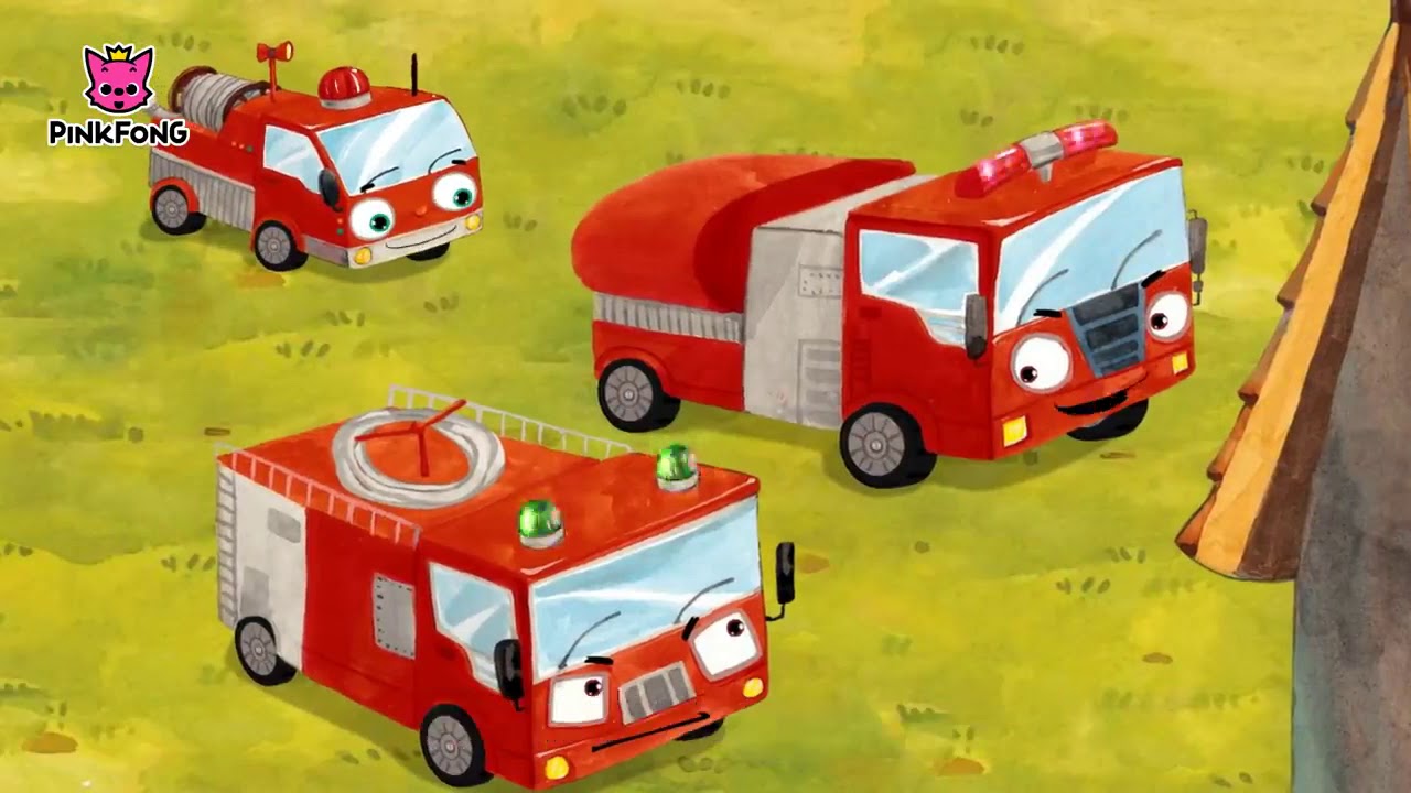 Mini Pumper Saves the Day! Fire Truck Car Stories PINKFONG Story Time ...