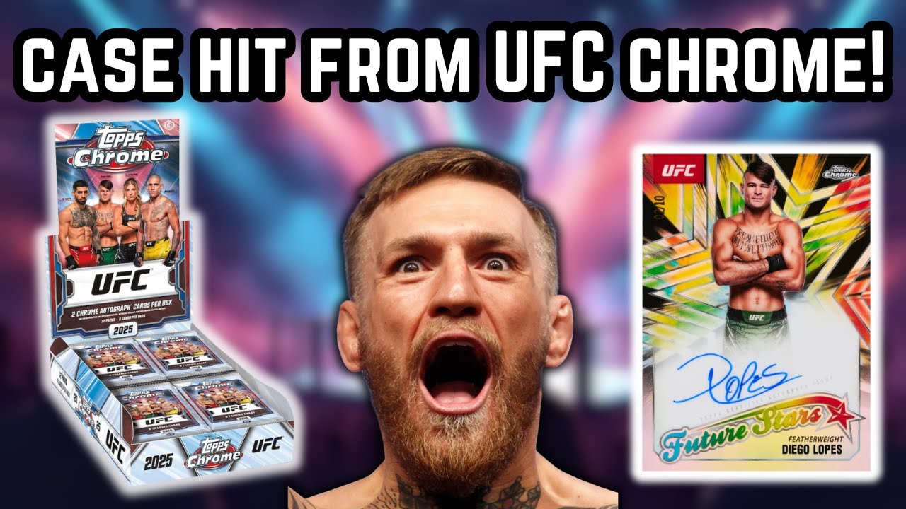 I GOT THE CASE HIT! 2025 Topps Chrome UFC Hobby Box Review! - YouTube
