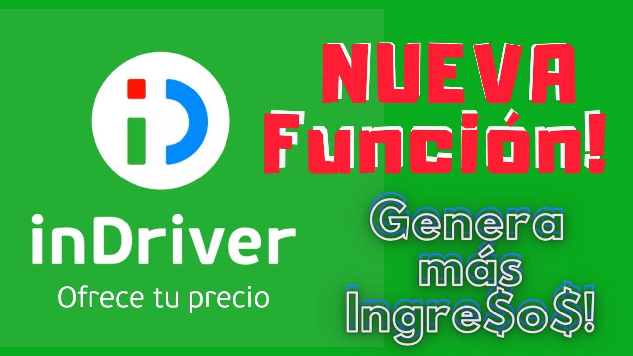 INDRIVER NUEVA FUNCION - YouTube