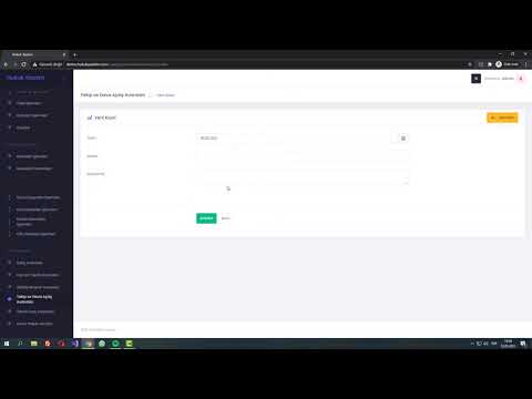 Hukuk Yazılım Satış Avansı Ekleme- Baro Kart Yükleme -Dava Açılış Avansı Ekleme -Bakiye Görüntüleme