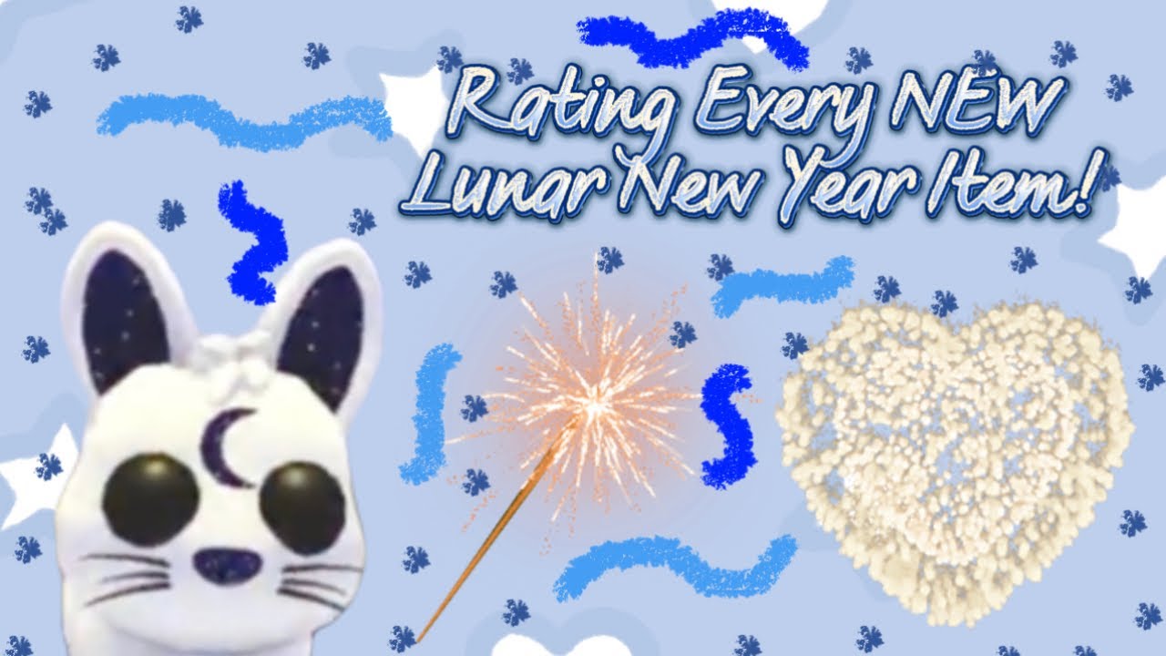 Rating Every New Lunar New Year Item In Adopt Me! - YouTube