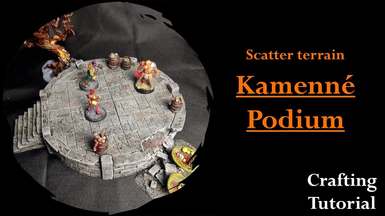 Kamenné podium - Crafting tutorial - YouTube