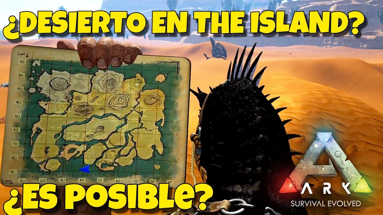 Extensión de isla desértica en the island Ark Survival Evolved - YouTube