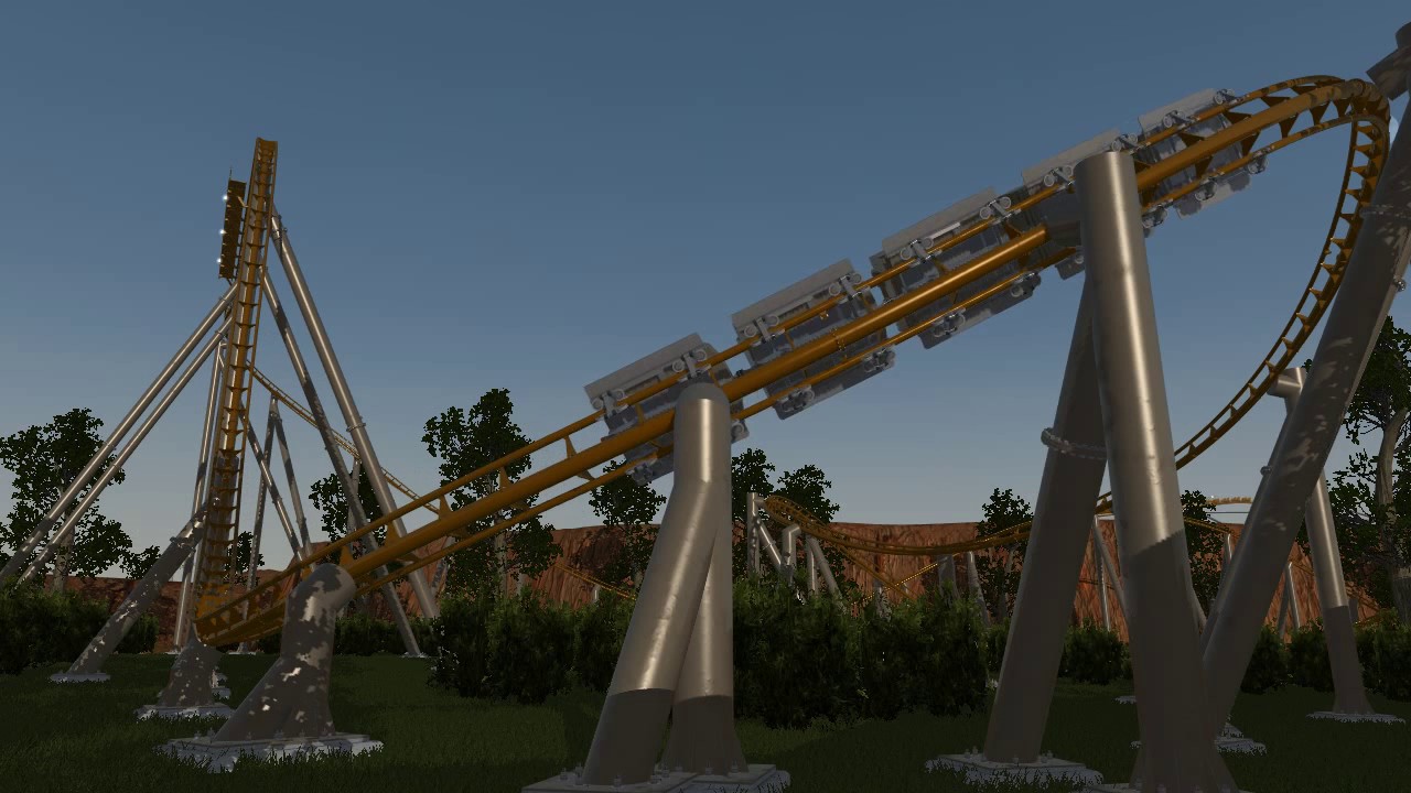 Kangaroo, 2000 Premier Rides LIM Hypercoaster Red Rock Park, Uluru ...