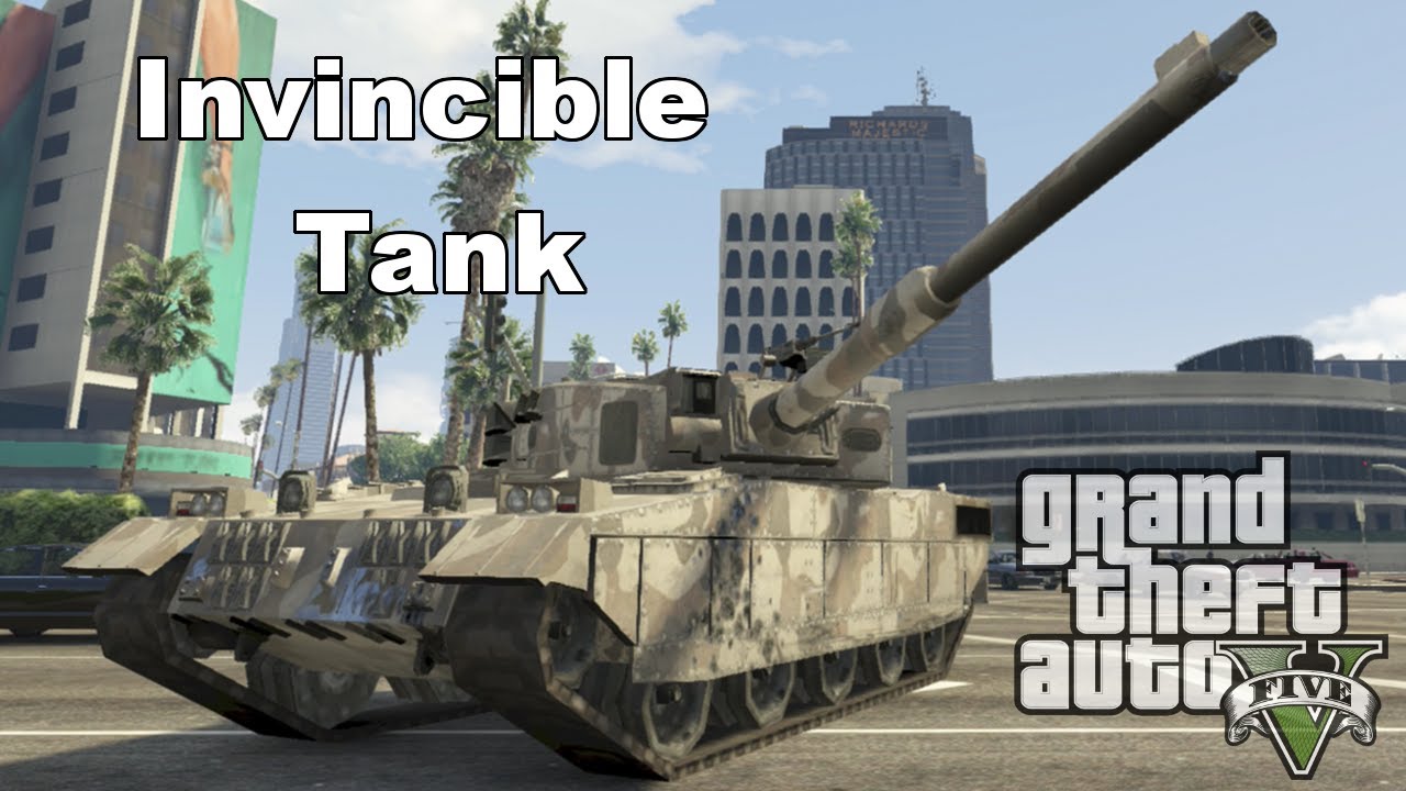 GTA 5 Online - Invincible Tank - YouTube