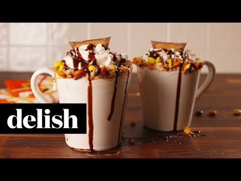 How to Make Reese's Hot Chocolate | Recipe | Delish