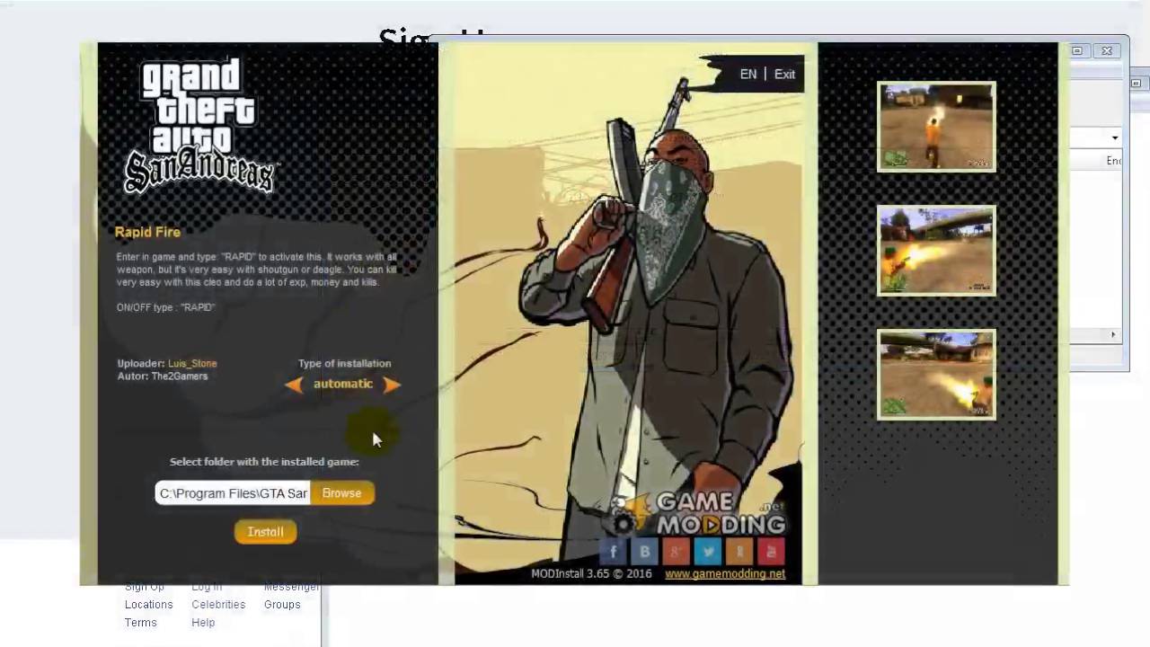 [ TUTORIAL ] How to install rapid fire on GTA San Andreas & GTA SA:MP ...