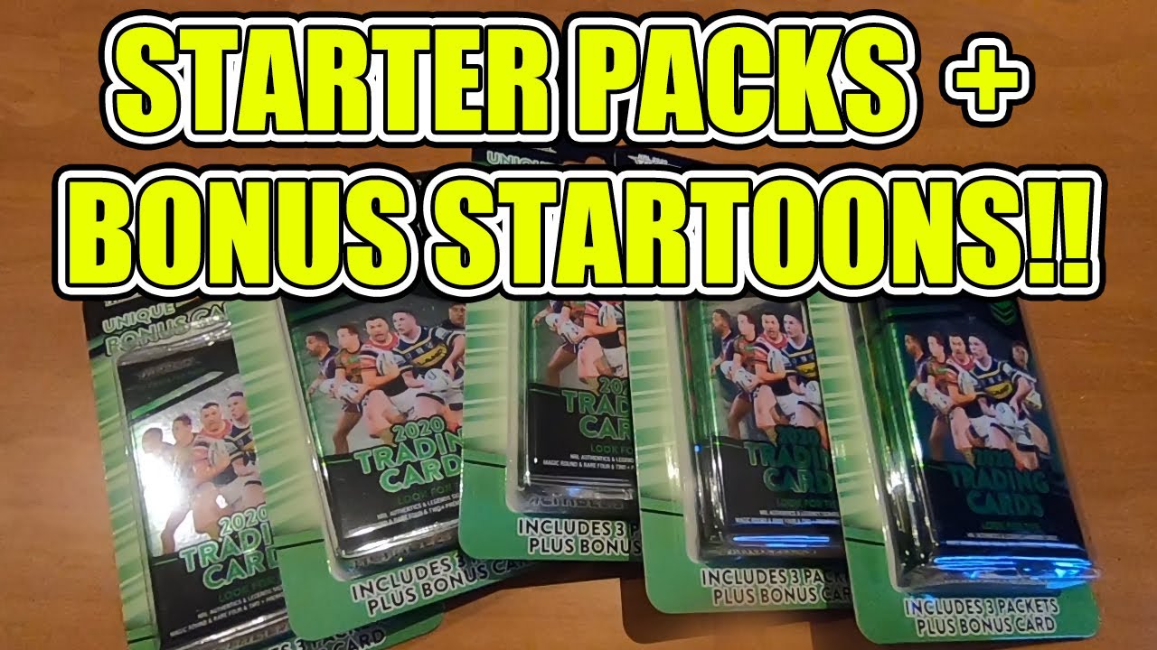 NRL 2020 Starter Packs With STARTOONS - YouTube