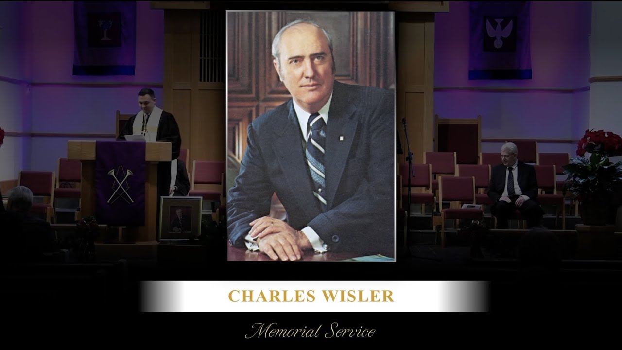 Charles Wisler Memorial Service - YouTube