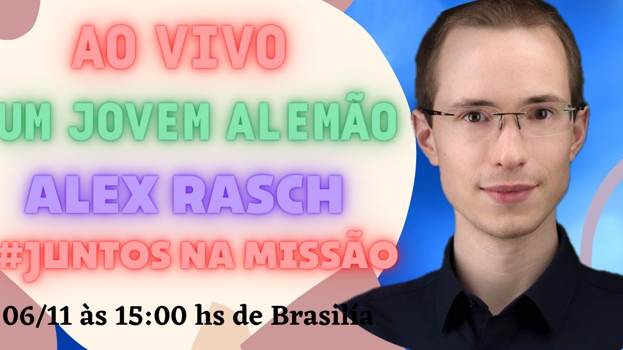 ALEX RASCH UM JOVEM ALEMÃO/AO VIVO - YouTube