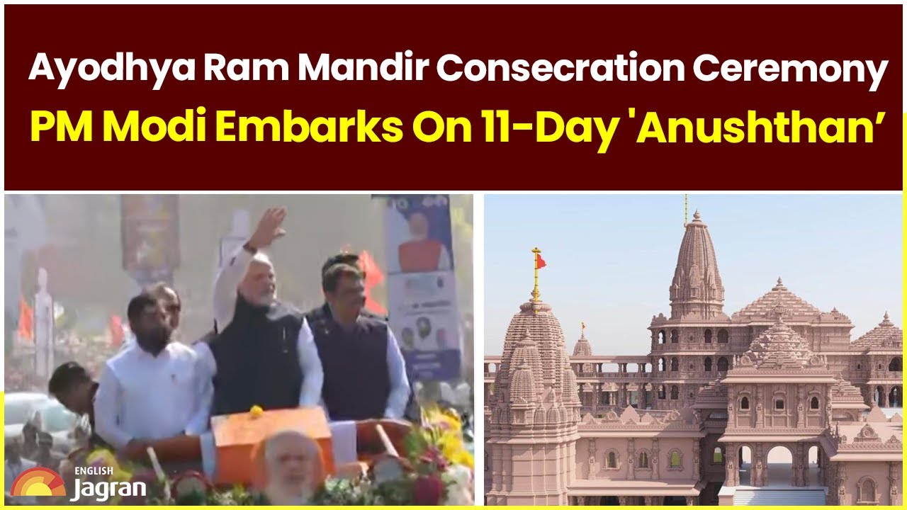 Ram Mandir Inaugration Pm Modi Embarks On An 11 Day ‘anushthan Before Lord Rams Consecration