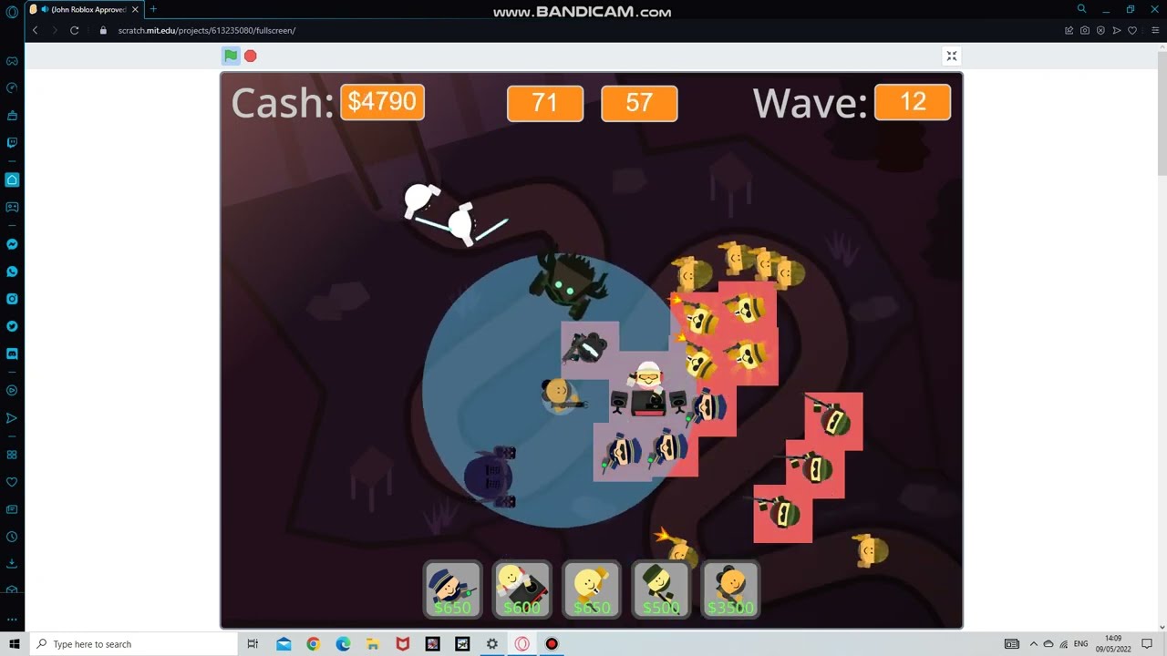 Tower Outskirts (Night 3)| Scratch: Tower Defense Simulator (TDS) (1/2 ...