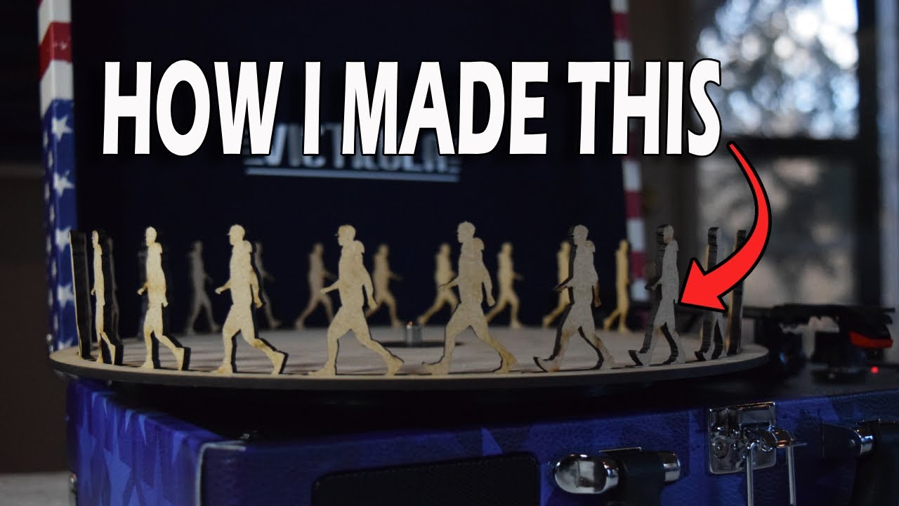 How to make a Zoetrope Record Player - YouTube