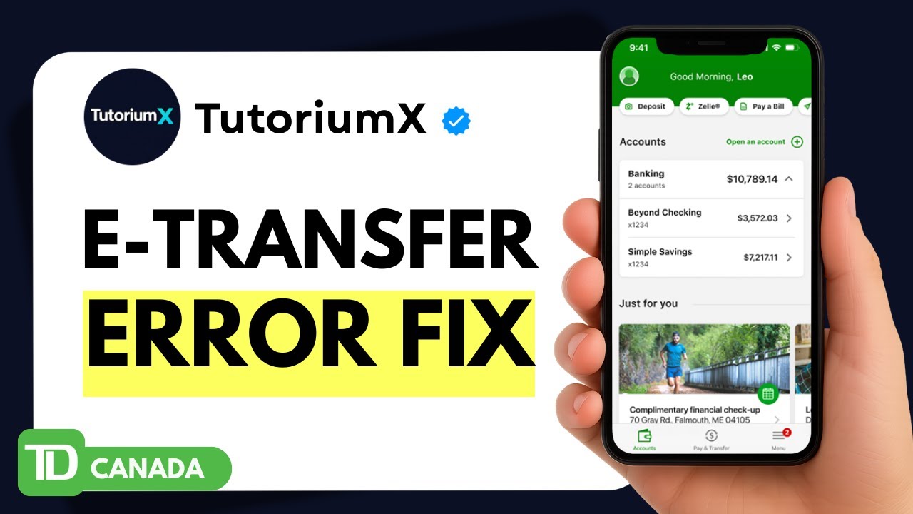 How to Fix TD Canada Interac e-Transfer Not Working - YouTube