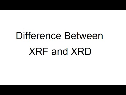 Difference Between XRF and XRD - YouTube