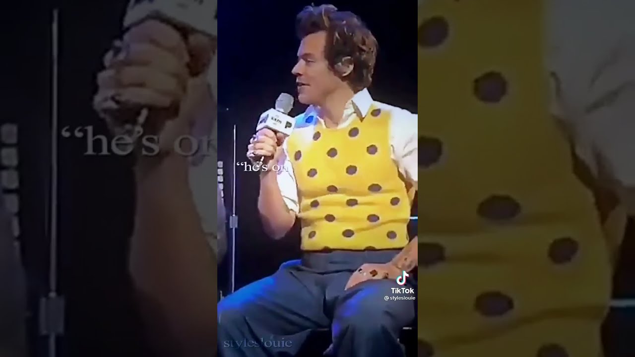 If Harry was really talking about a fish he would use "it" instead of ...