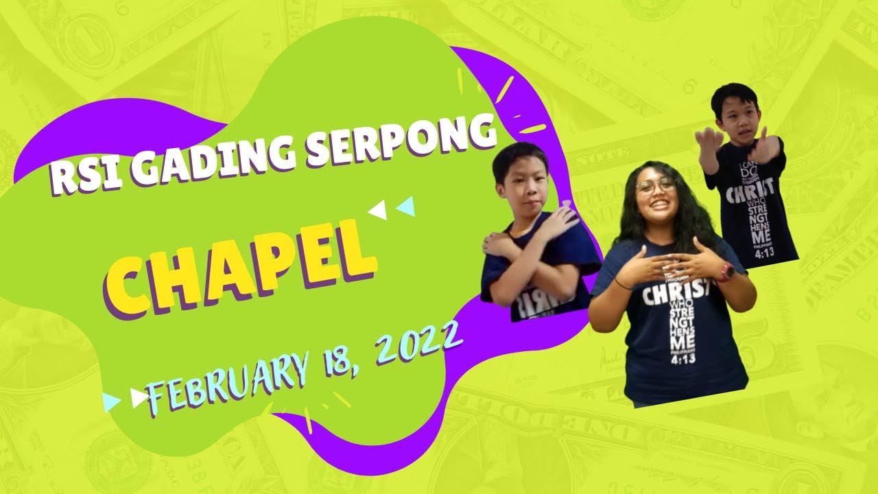Raising Stars Institute Gading Serpong Chapel February 18, 2022 - YouTube