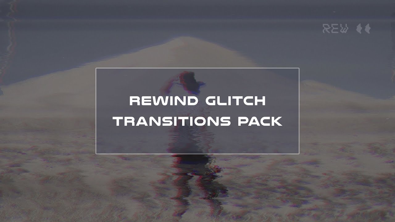 Rewind Glitch Transitions Pack After Effects Template - YouTube