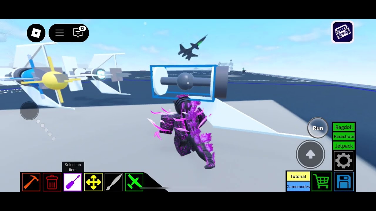 Tutorial on how to make OP shredder swarm (Roblox plane crazy) - YouTube