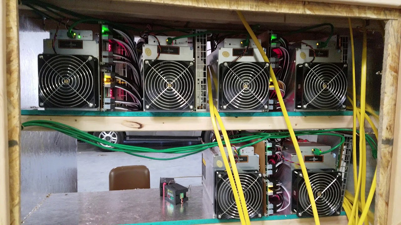 Portable Antminer Mining Rig - YouTube