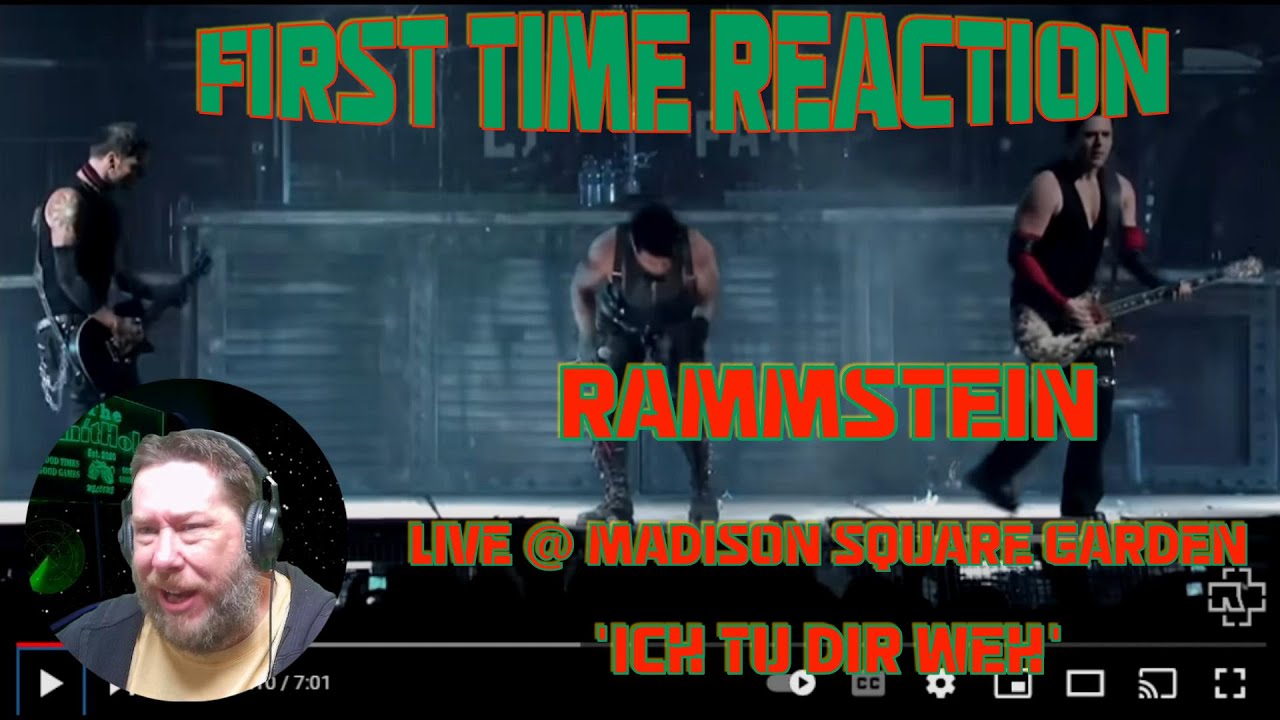 *FIRST TIME REACT*Rammstein 'Ich Tu Dir Weh' Live @ MSG (Reaction ...