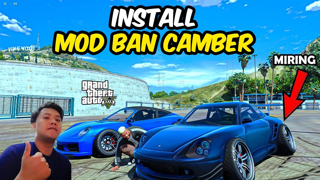 CARA PASANG MOD CAMBER (VSTANCER) MODIF MOBIL DI GTA | GTA 5 MODS - YouTube