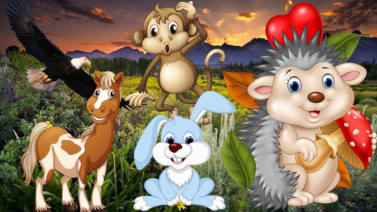Sounds of farm animals Animal sounds Pet sounds Familiar animals - YouTube