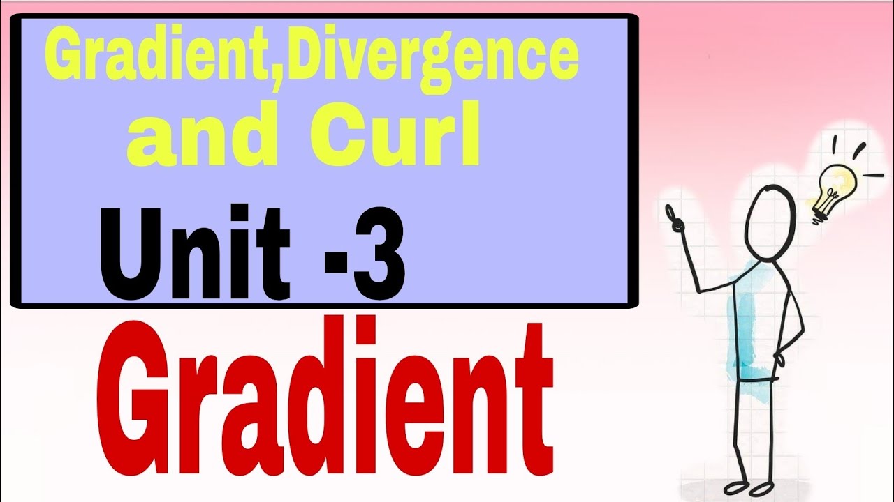 BCA 4 semester mathematics 3. Gradient. - YouTube