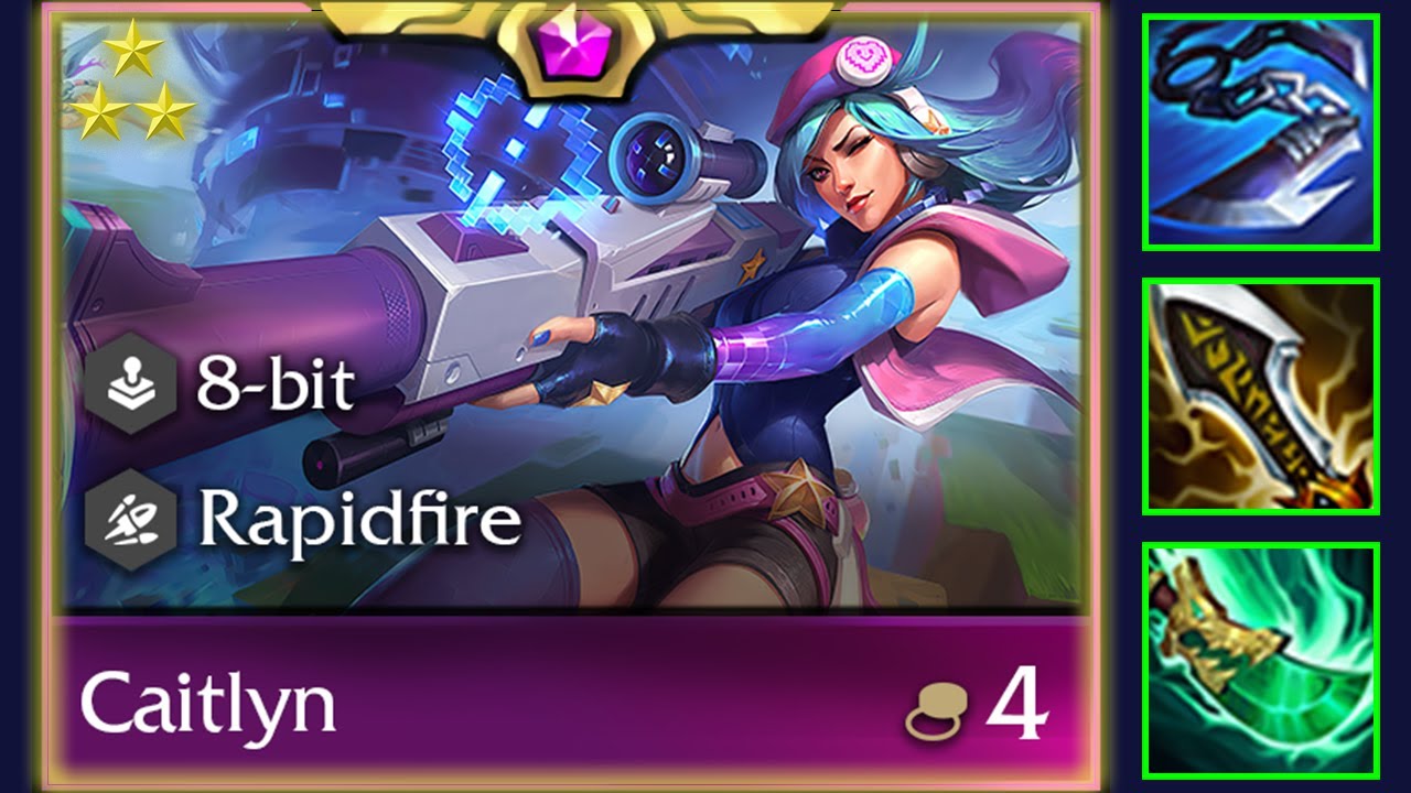 Tft Set 10 Đtcl 10 Caitlyn ⭐⭐⭐6 Rapidfire BẮn KhÉt QuÁ Youtube