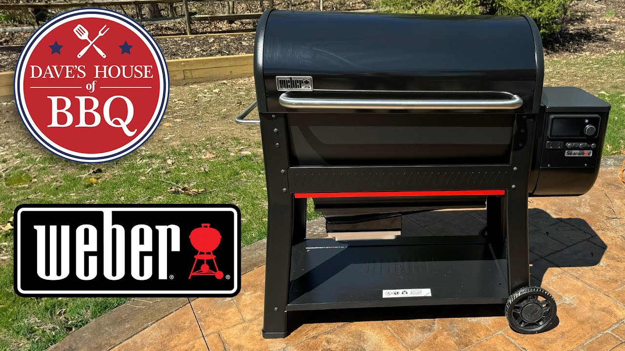 Weber Searwood Pellet Grill and Smoker - Review and First Cook - YouTube