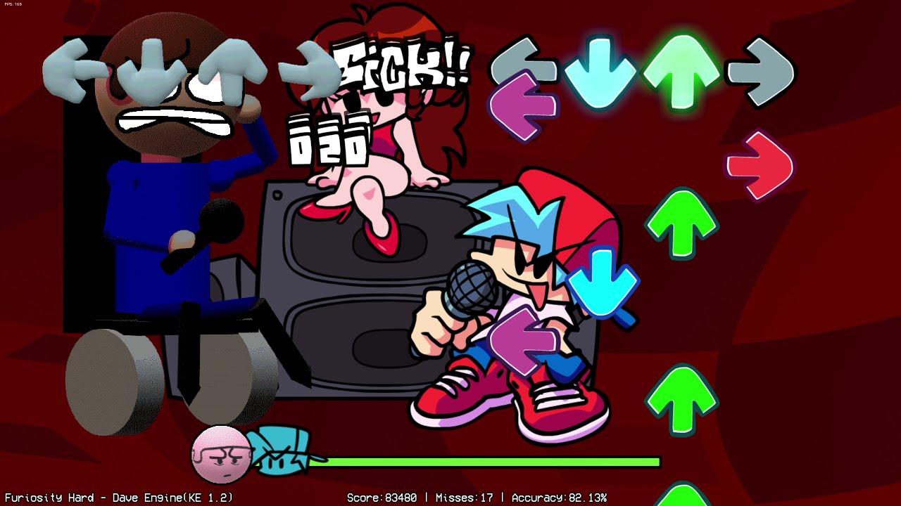 FNF Vs. Dave and Bambi - Furiosity (4k) - YouTube